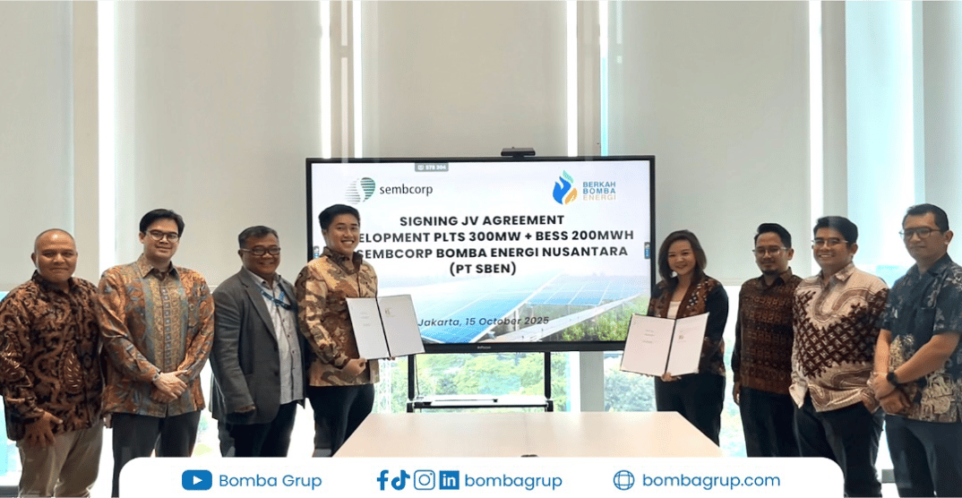Bomba, Sembcorp to develop solar power plant with BESS in South Sumatra - Bomba, Sembcorp to ...