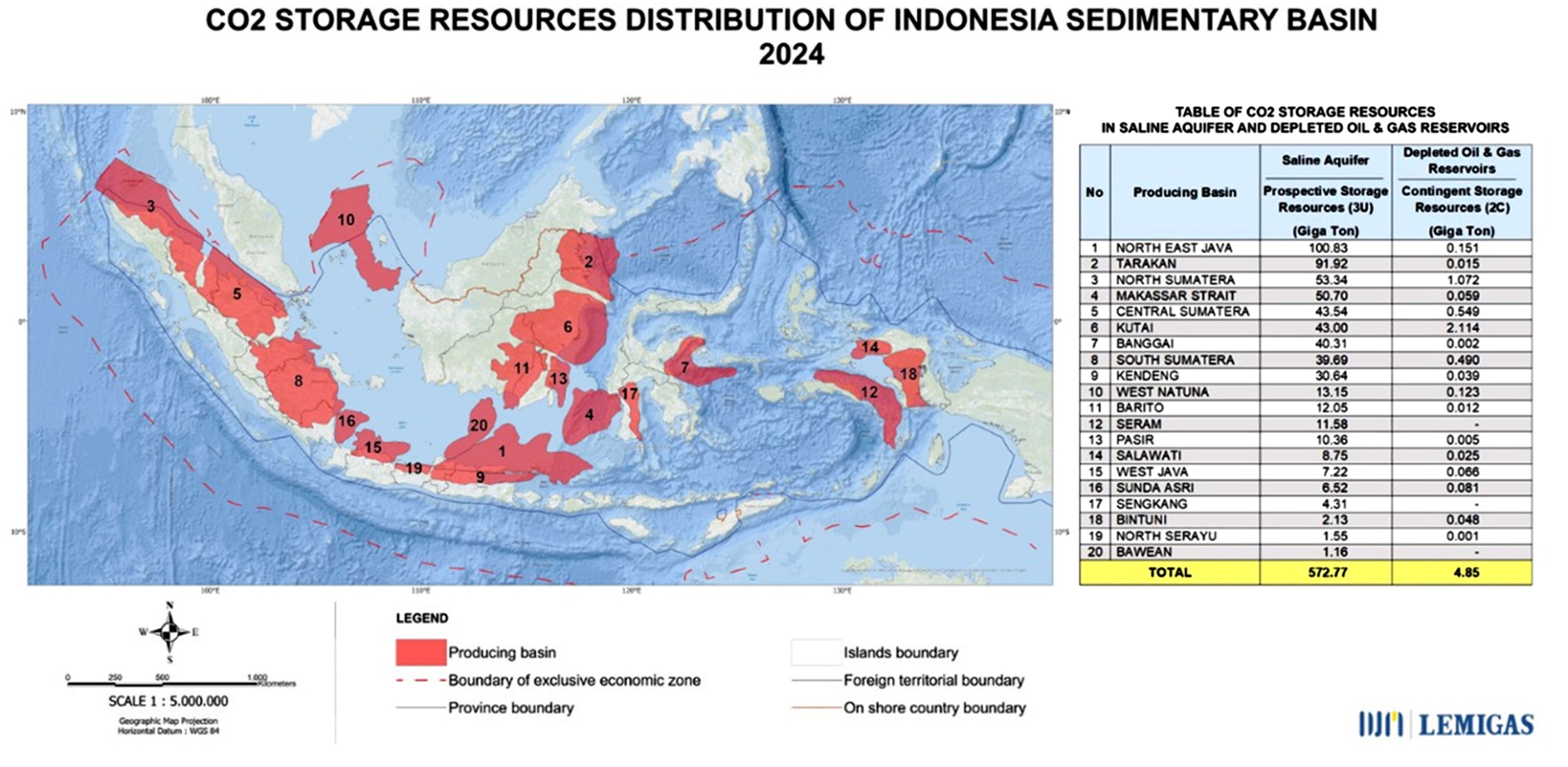 MEMR reveals Indonesia's CO2 storage capacity map - MEMR reveals ...