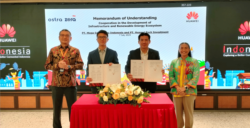 MEBI, Huawei sign MoU to develop EV charging and energy storage in Indonesia - MEBI, Huawei sign ...