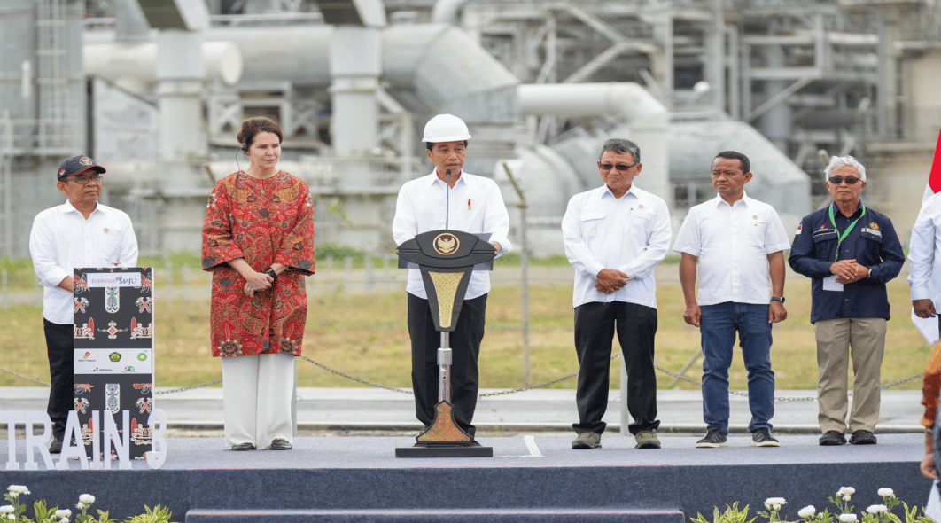 Jokowi breaks ground on CCUS, blue ammonia, gas field projects, Tangguh ...